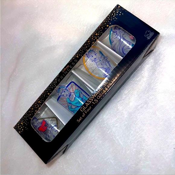 Disney | Dining | Disney Princess Glassware Set | Poshmark